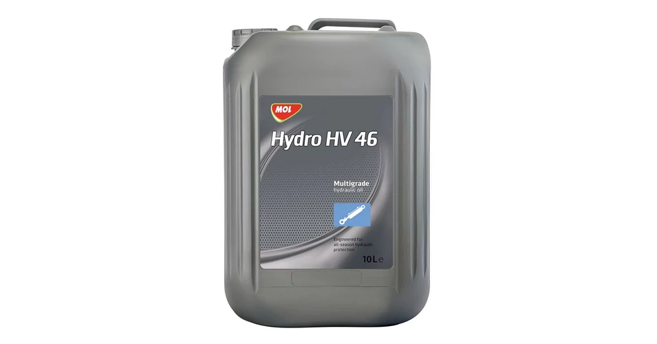 MOL HYDRO HV 46 10L - többfokozatú hidraulikaolaj